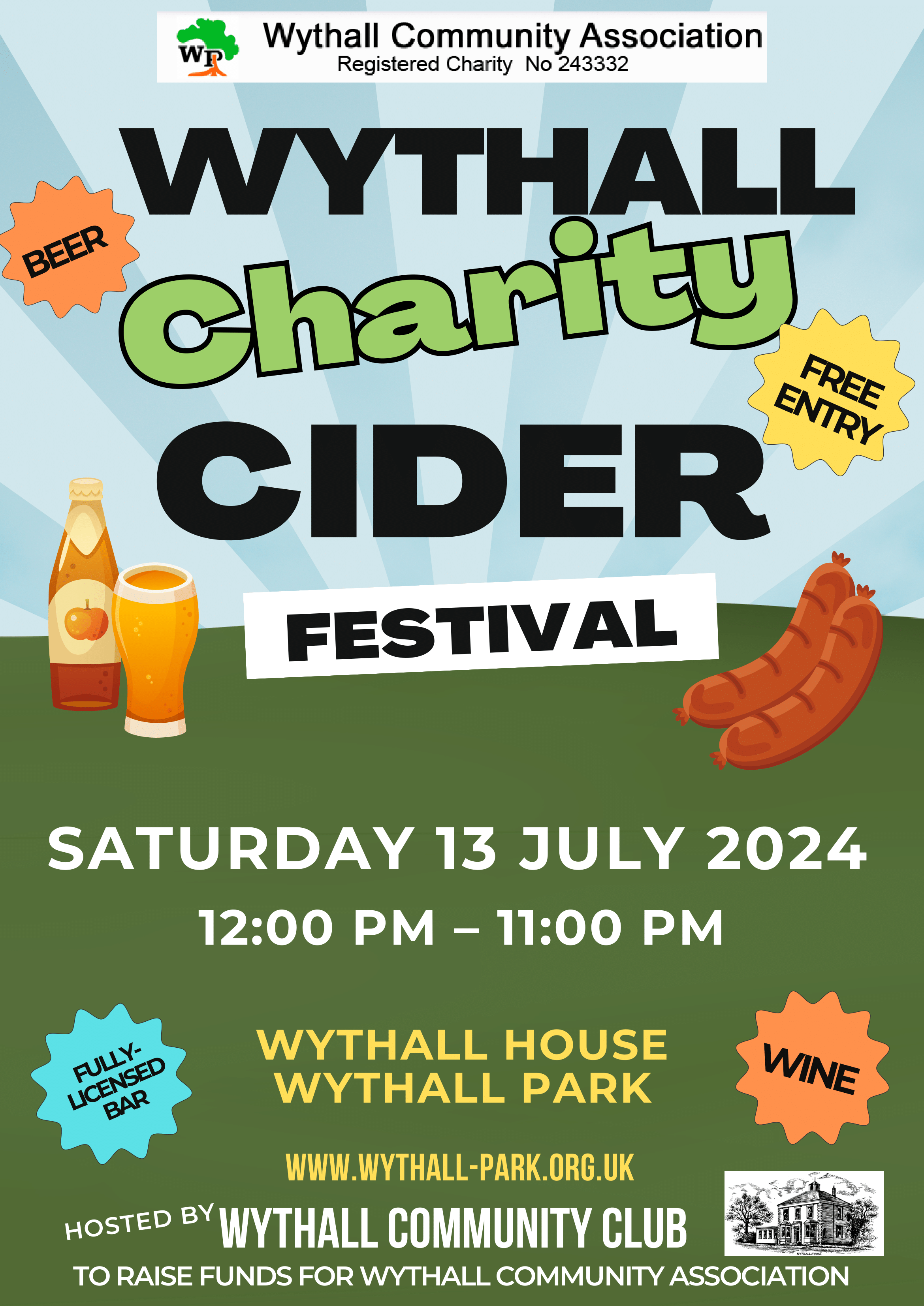 Wythall Charity Cider Festival - Wythall Community Association and Park
