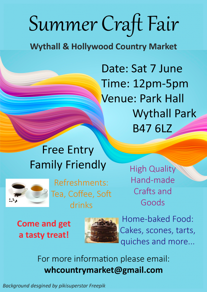Summer Craft Fair 2025 - Wythall Community Association and Park